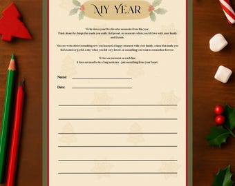 Christmas Mindfulness Worksheet | Xmas Printable Children | My Year ...