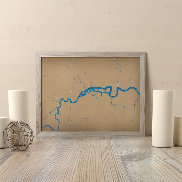London Map Print - Etsy
