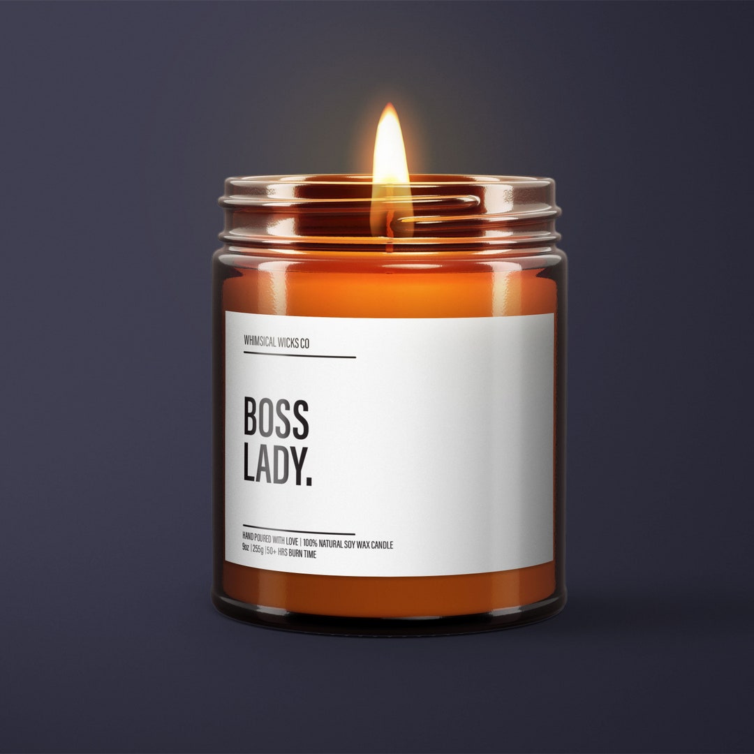 Boss Lady Candle | Empowerment Scent | Feminist Decor | Inspiring ...