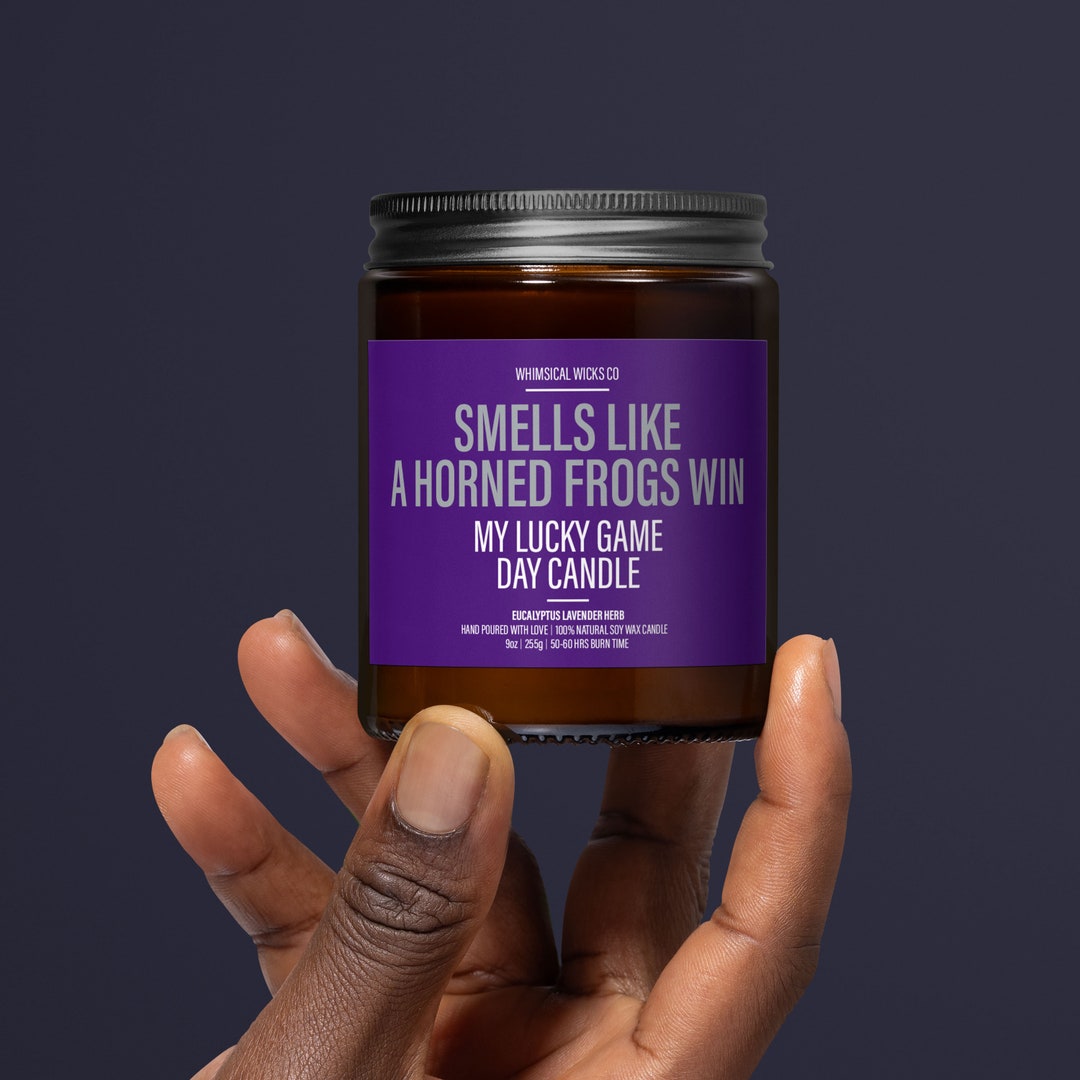 Smells Like A Horned Frogs Win Candle | Unique Gift Idea | NCAA ...