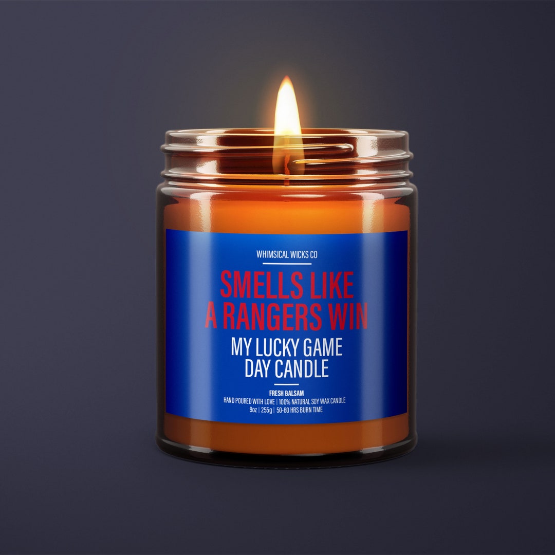 Smells Like A Rangers Win Candle | Unique Gift Idea | New York Rangers ...
