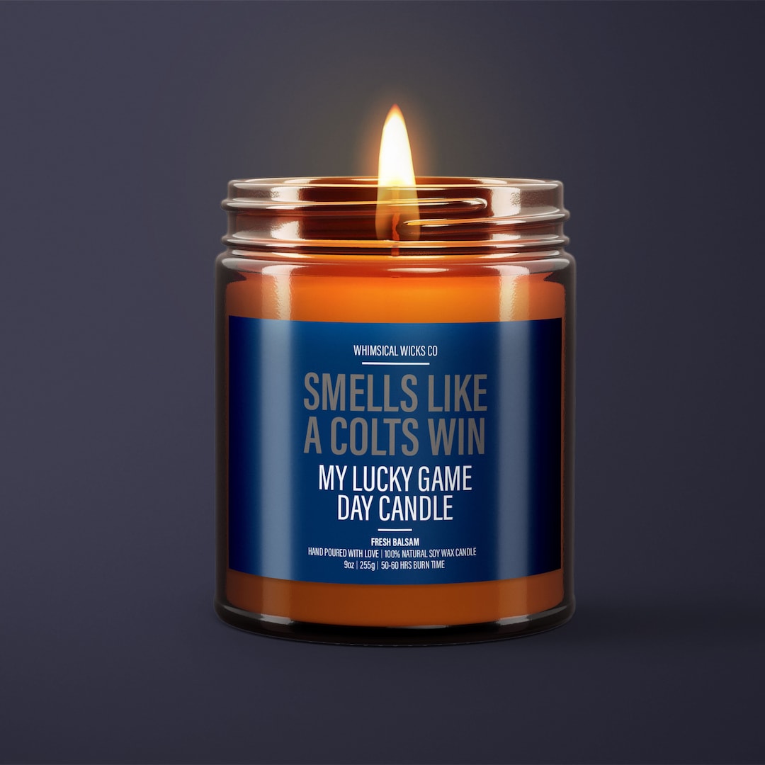 Smells Like A Colts Win Candle Unique Gift Idea Football Candle ...