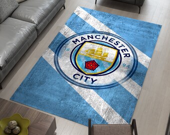 Manchester City Rug - Etsy