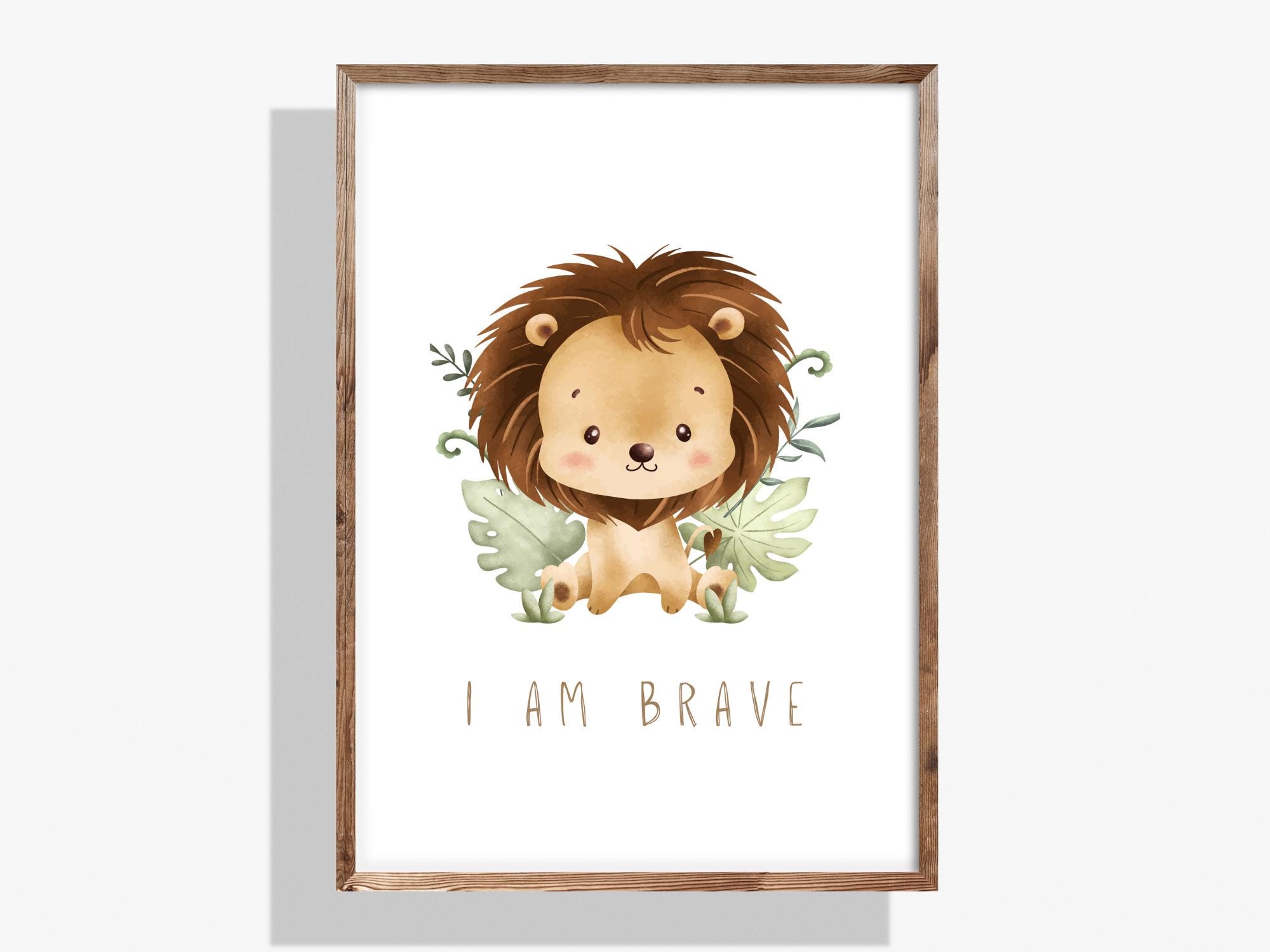 Woodland Animals Nursery Art: Positive Affirmations Prints (digital ...