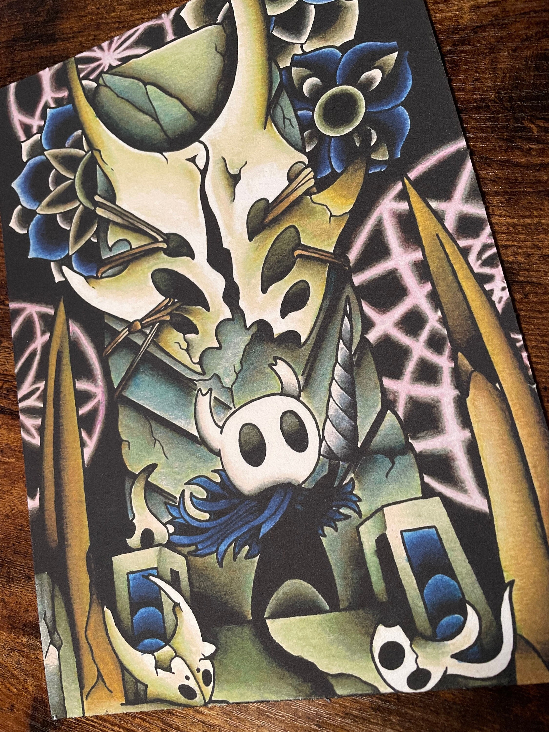 Ethereal Hollow Knight: Art Print of Original Illustration, Gamer Gift ...