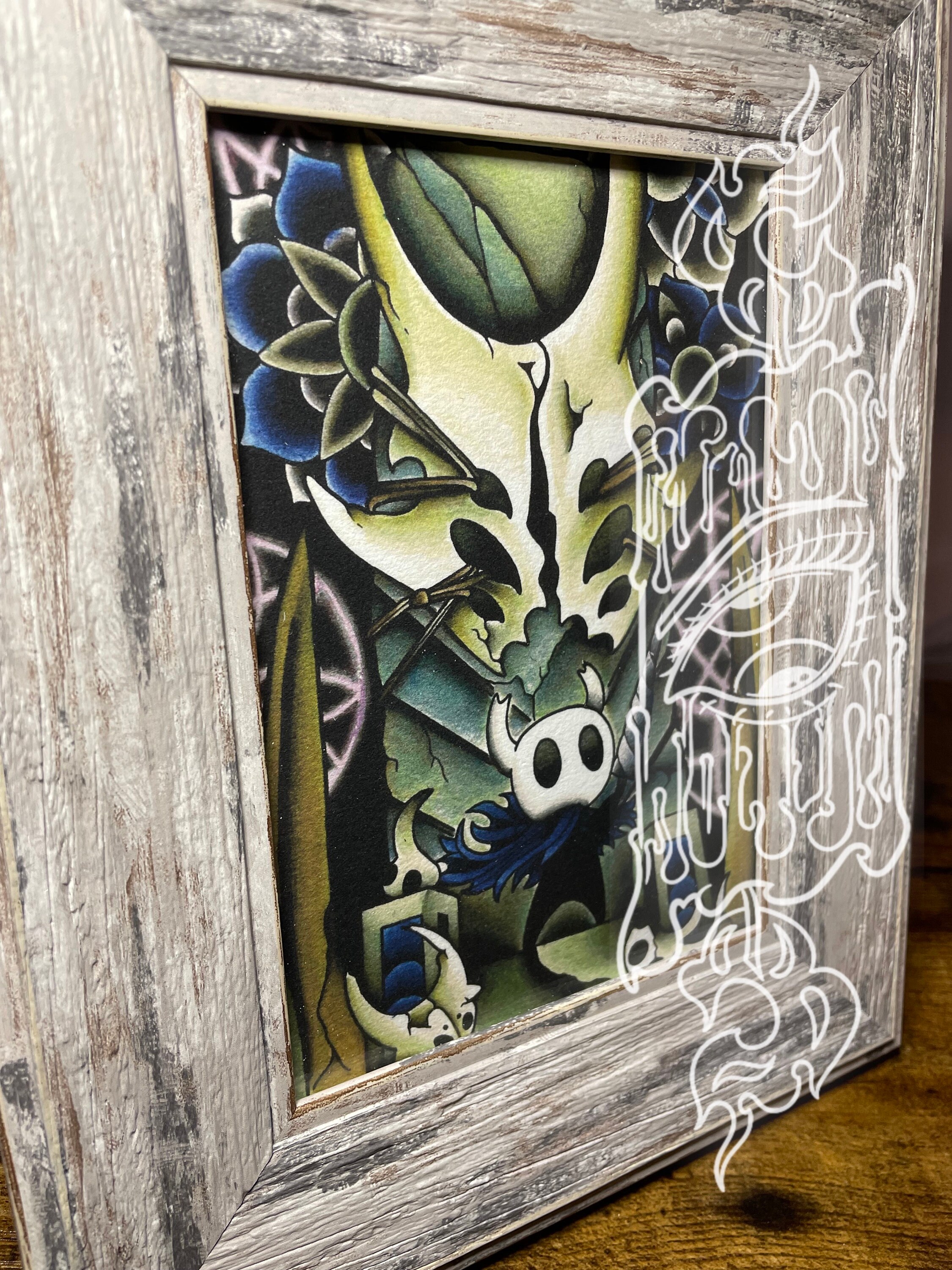 Ethereal Hollow Knight: Art Print of Original Illustration, Gamer Gift ...