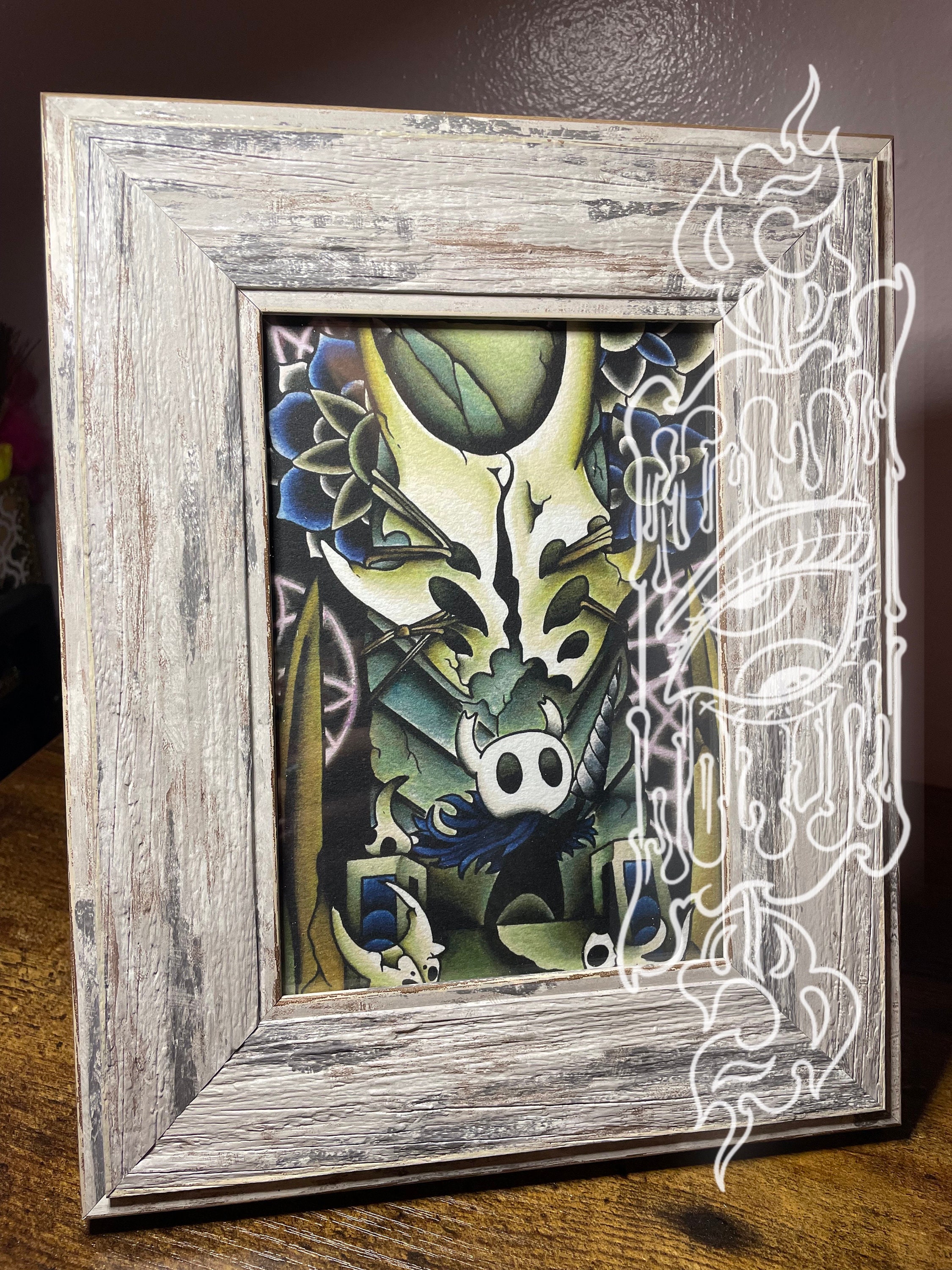 Ethereal Hollow Knight: Art Print of Original Illustration, Gamer Gift ...