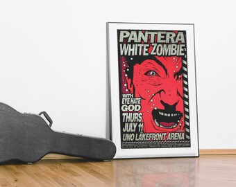 Pantera Concert Poster - Etsy