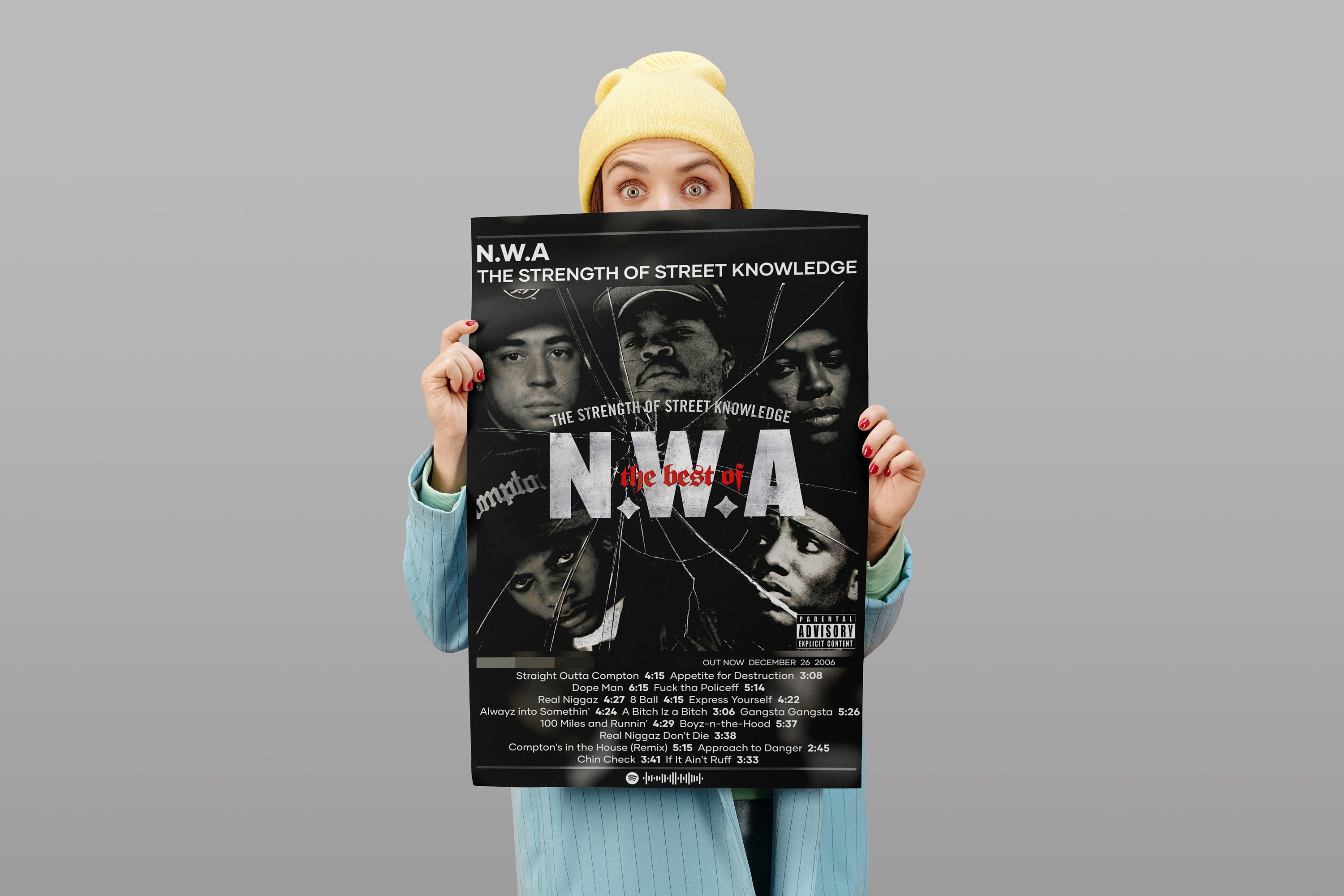 N.W.A Poster | The Strength of Street Knowledge Poster | NWA Hip-Hop ...