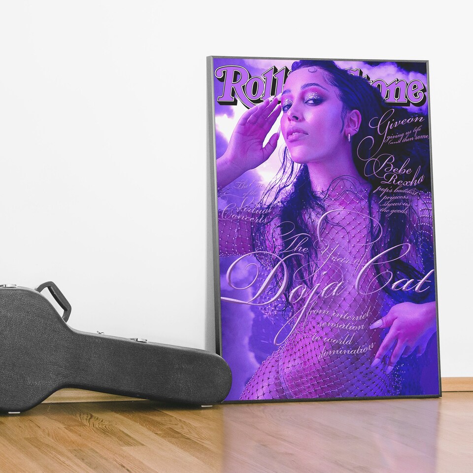 Doja Cat Poster | Magazine Cover | Doja Cat Magazine Poster Designed ...