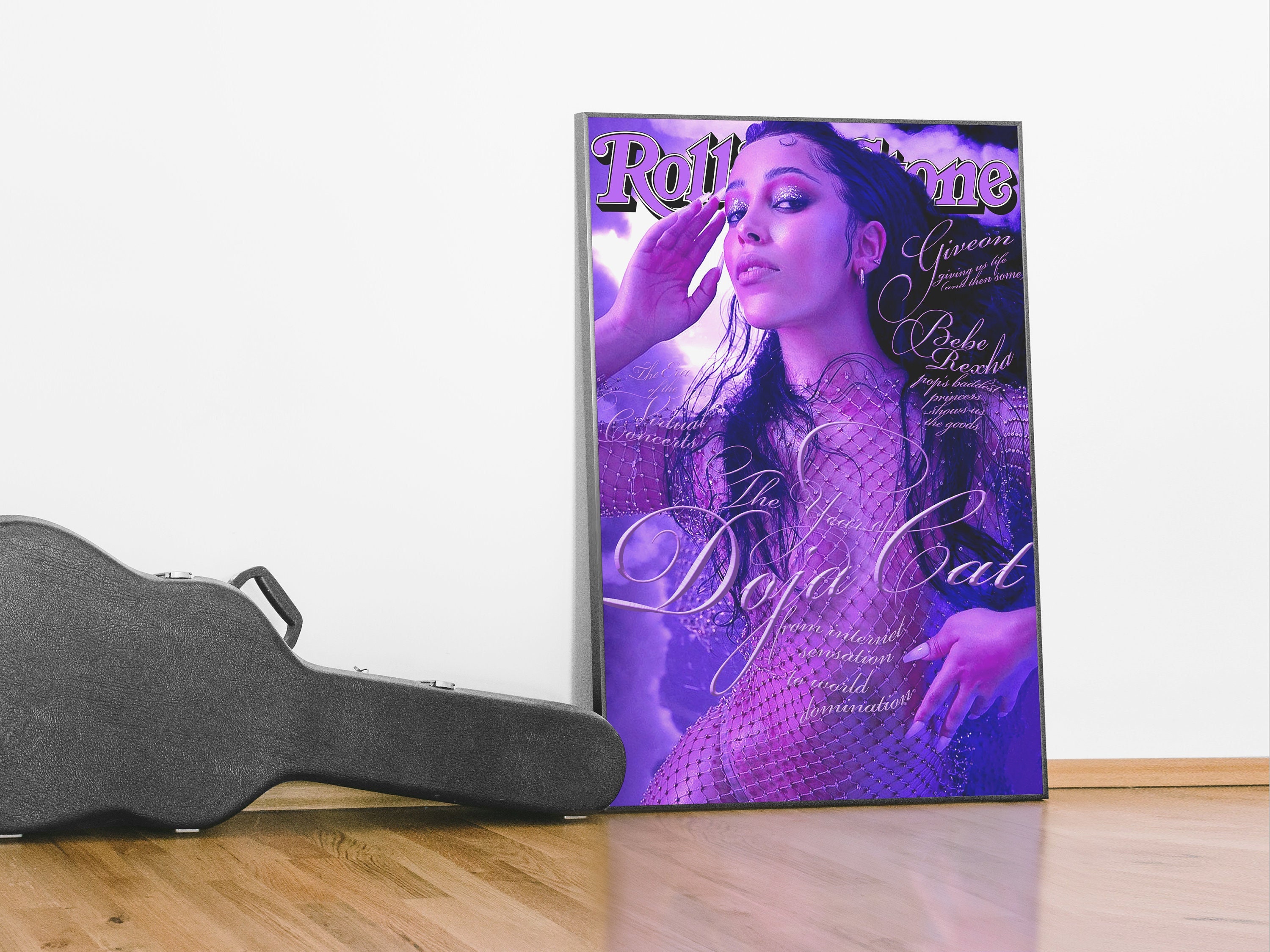 Doja Cat Poster | Magazine Cover | Doja Cat Magazine Poster Designed ...