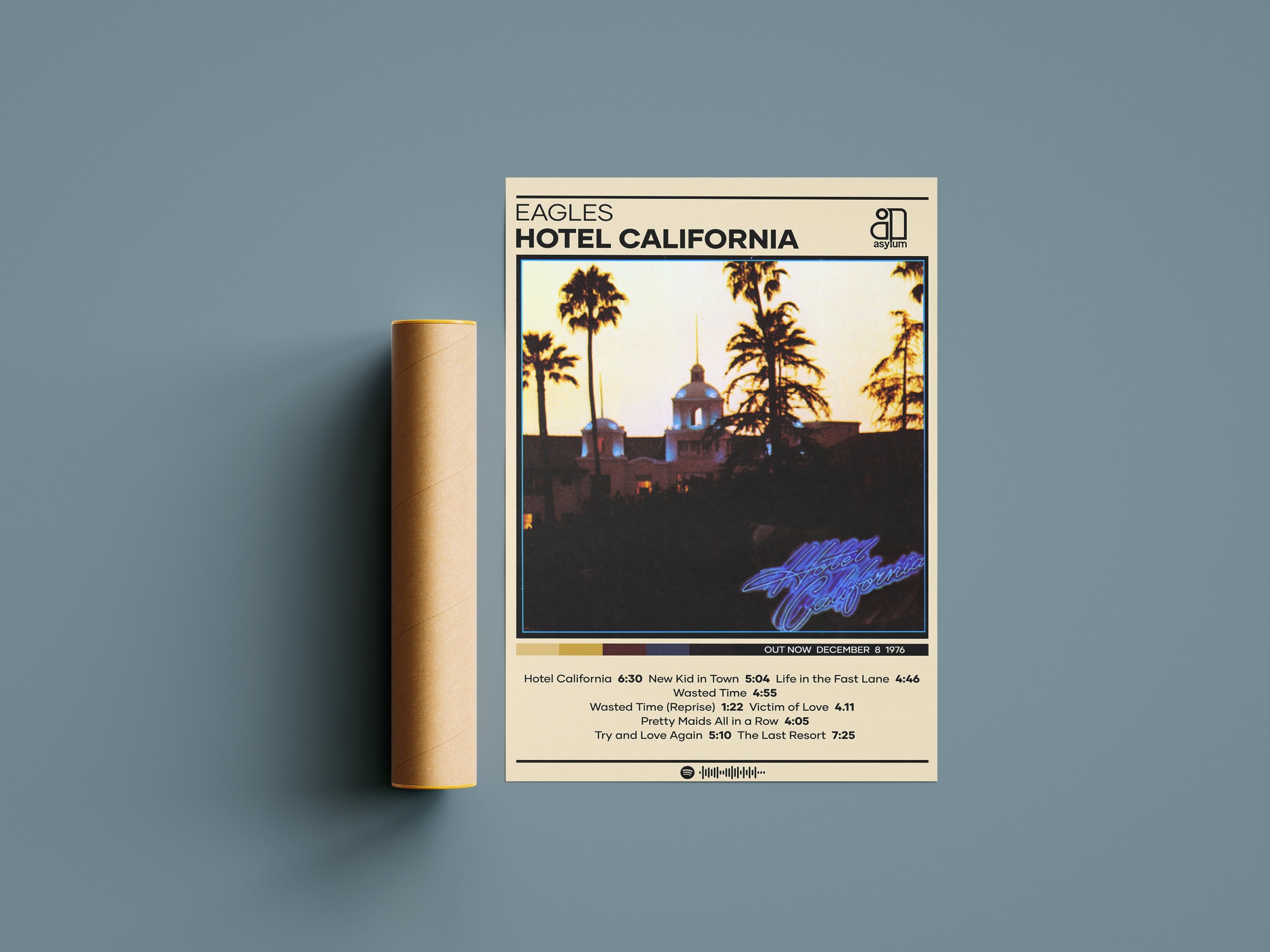 Eagles Poster | Hotel California Poster | Album Cover Poster sold by ...