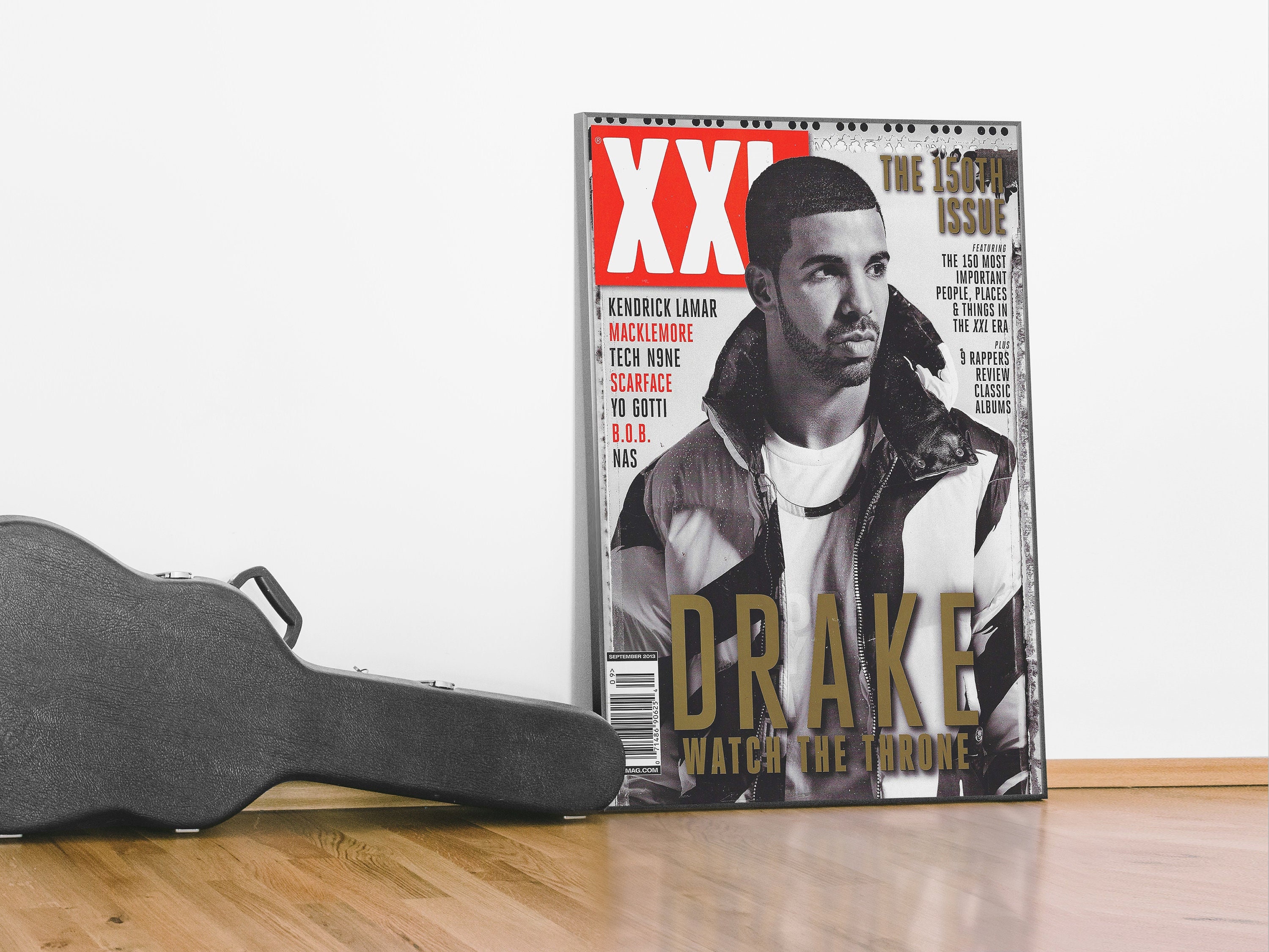 Drake Poster | Magazine Cover Poster Designed & Sold By Artisan Fringed
