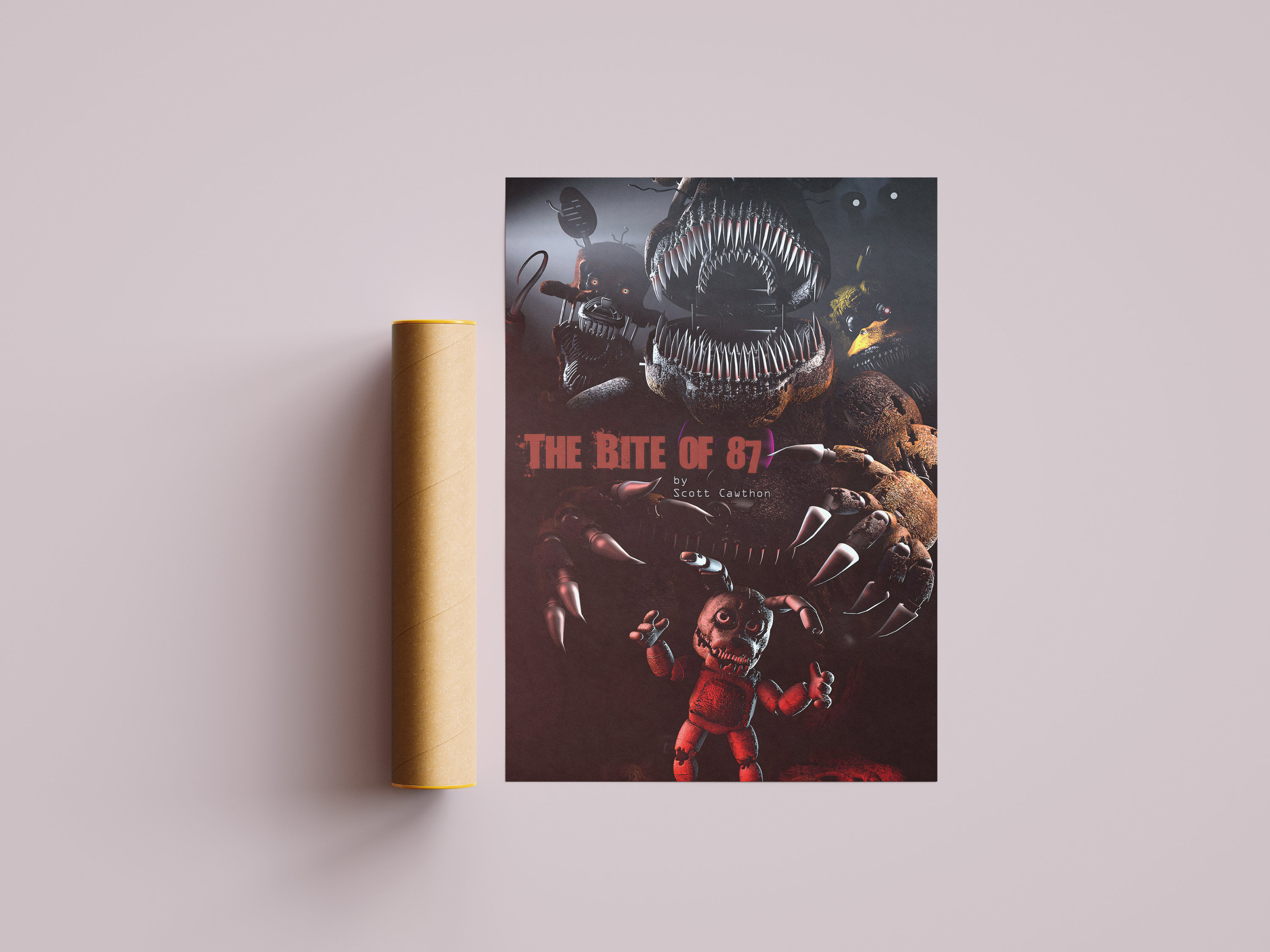 Five Nights at Freddy's Poster | Gaming Poster | FNAF Poster | Five ...