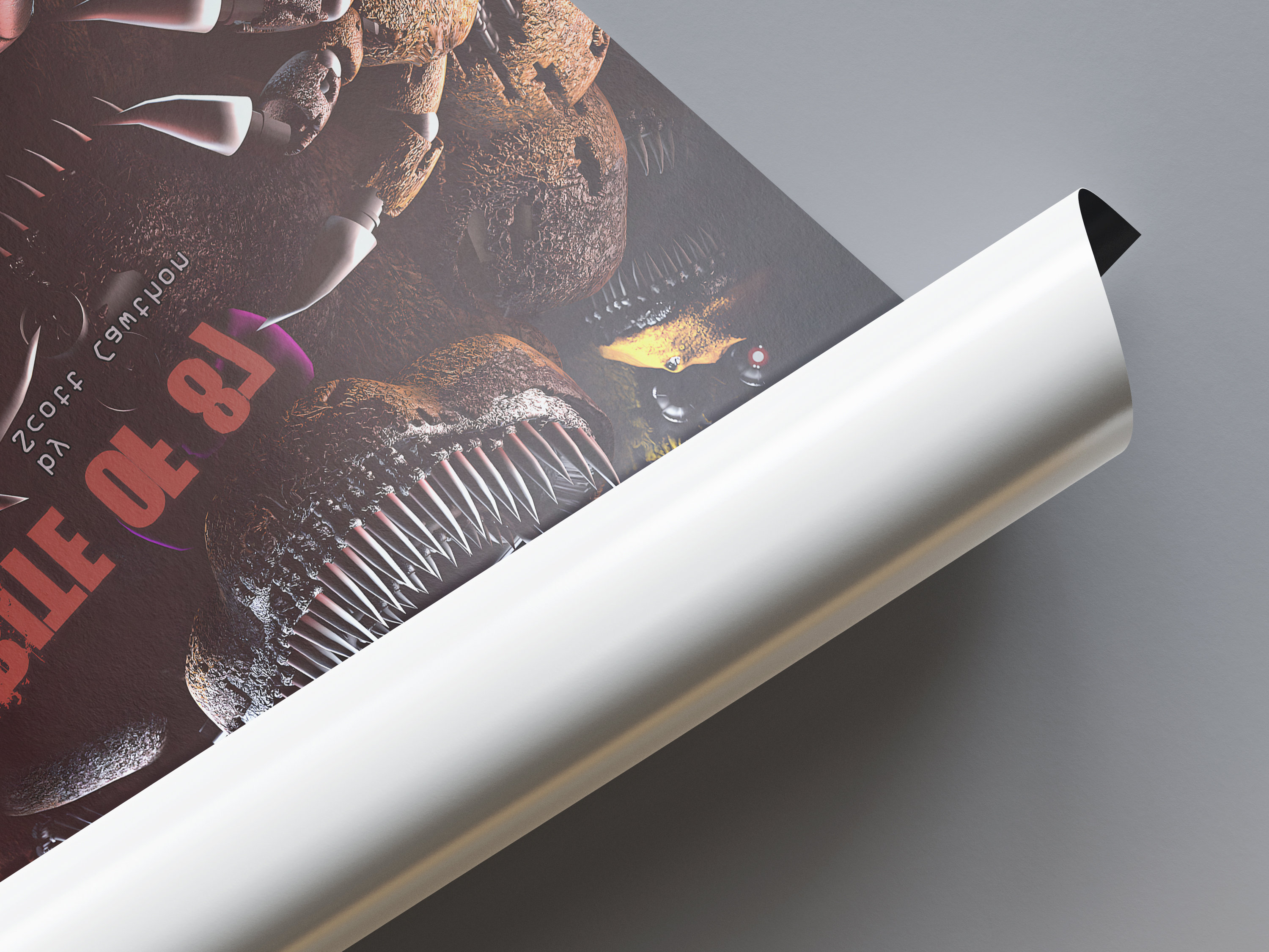 Five Nights at Freddy's Poster | Gaming Poster | FNAF Poster | Five ...