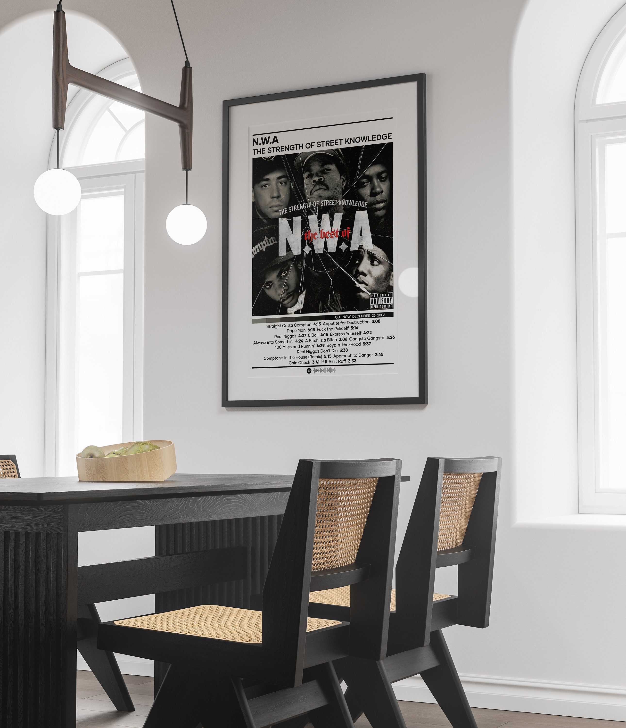 N.W.A Poster | The Strength of Street Knowledge Poster | NWA Hip-Hop ...
