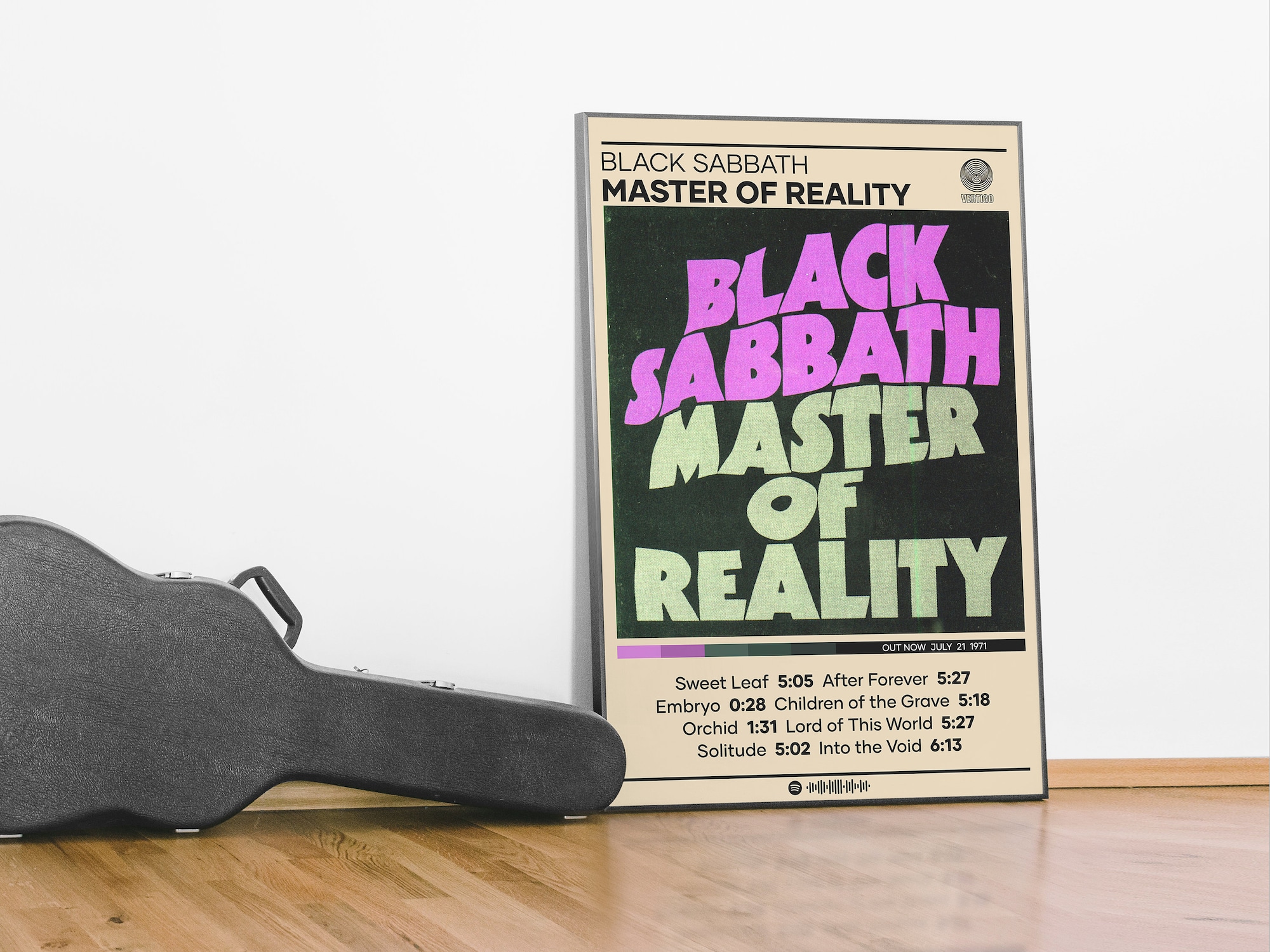 Black Sabbath Poster | Master Of Reality Poster