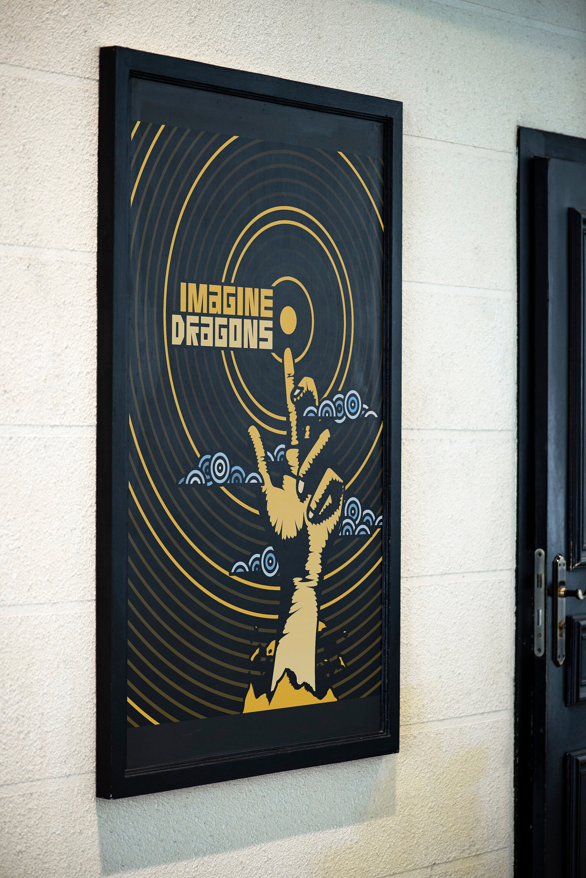 Imagine Dragons Poster | Illustration Poster | Concert Poster | Vintage ...
