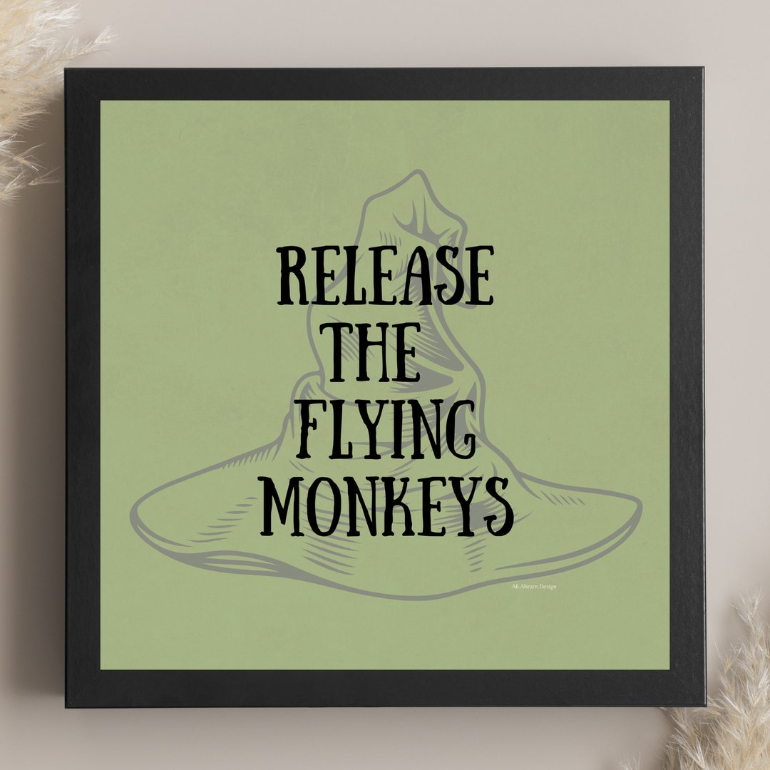 Release the Flying Monkeys Digital Print 16"x16" - Etsy