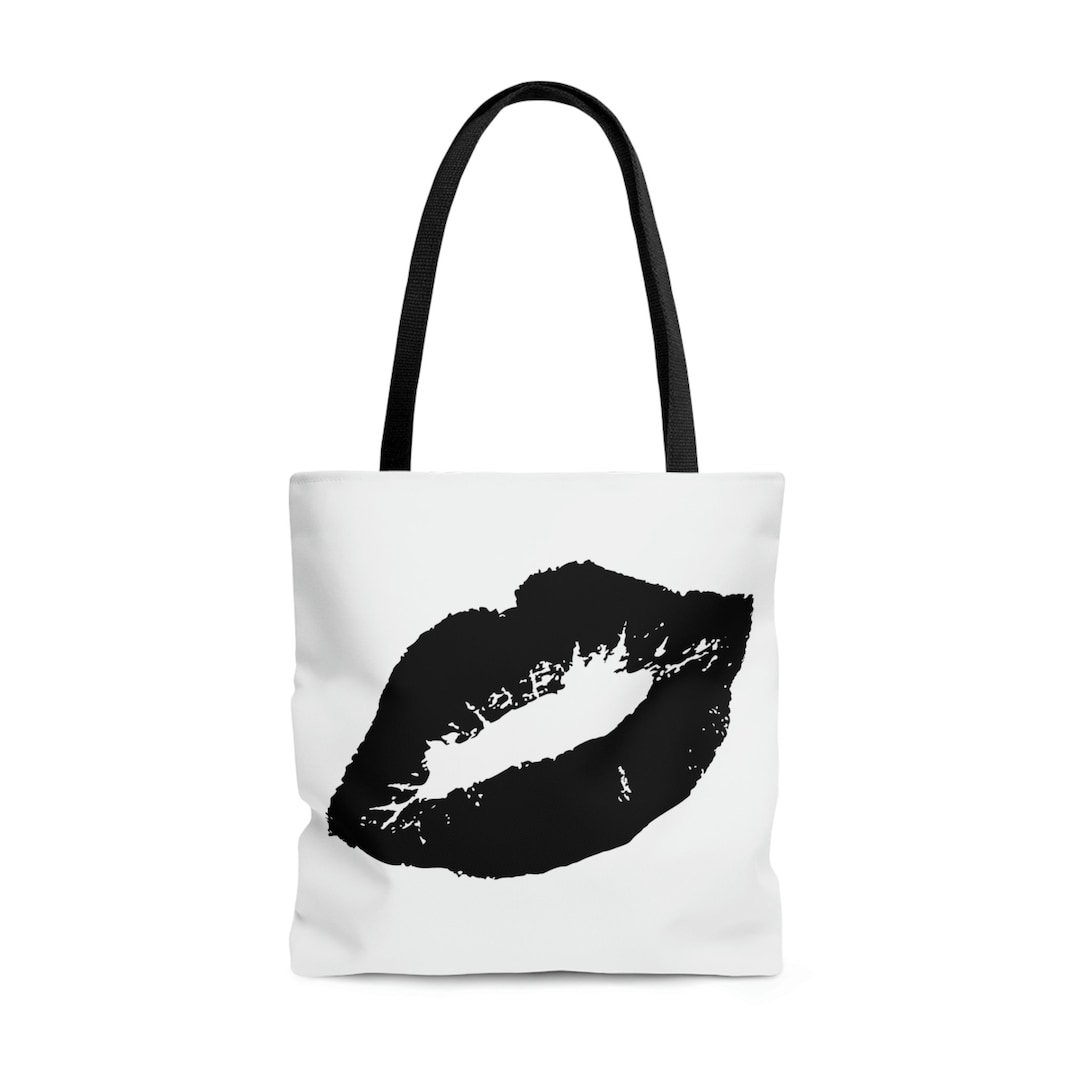 Kiss Tote Bag, Gifts for Her, Kiss Me Bag, Lips Bag, Women's Tote Bag ...