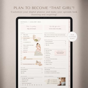 Digital Stickers | THAT GIRL Aesthetic Stickers | Planner Stickers ...