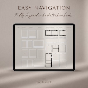 Digital Stickers | Aesthetic Mood Board Digital Stickers for Goodnotes ...