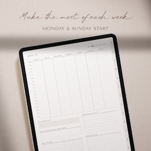 Digital Planner | iPad Planner | Goodnotes Planner | Minimalist Planner ...