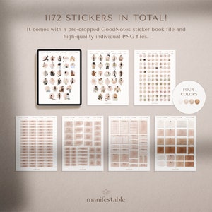 Digital Planner Stickers | THAT GIRL Aesthetic Stickers | Goodnotes ...