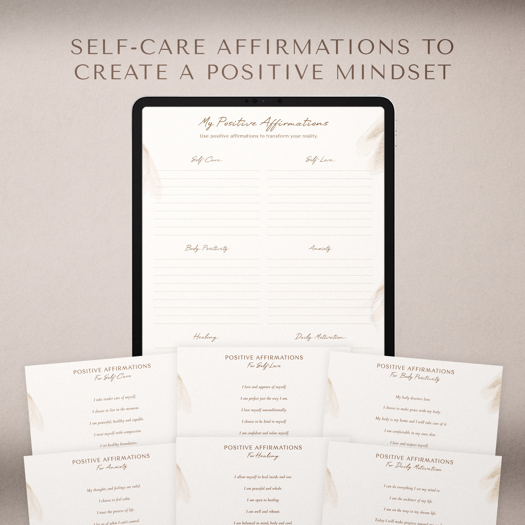 Self Care Planner Digital Planner Goodnotes Planner Ipad - Etsy Australia