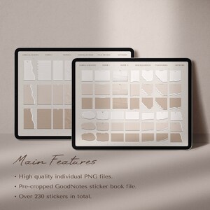 Digital Stickers | Aesthetic Mood Board Digital Stickers for Goodnotes ...