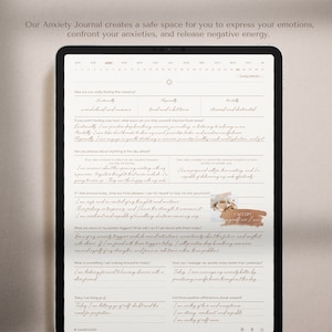 ANXIETY JOURNAL | Mental Health Journal | Therapy Journal | Anxiety ...
