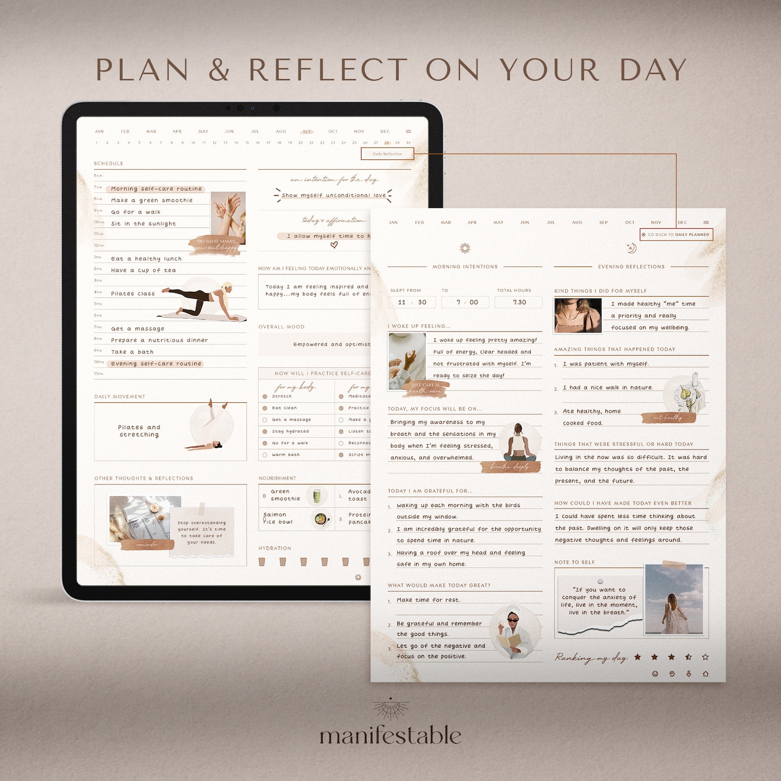 Self Care Planner Digital Planner Goodnotes Planner iPad Planner Daily ...