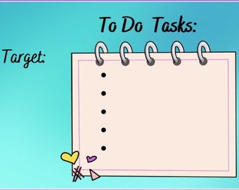 Cute Task Templates - Etsy