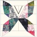 Patchwork Butterfly Quilt Block Pattern: Foundation Paper Piecing (PDF ...