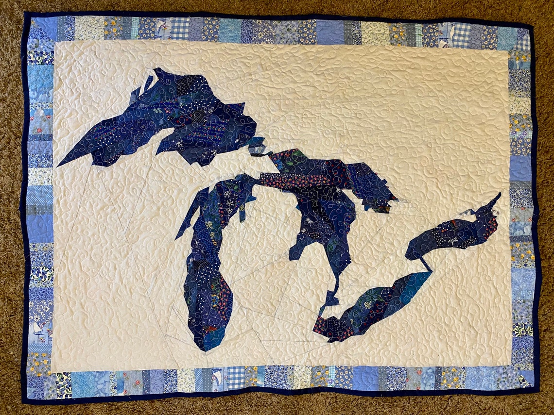 Great Lakes Foundation Paper Piecing Pattern Quilt Pattern Great Lakes ...