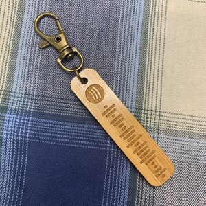 Spotify Code Keyring Wood Cherry/maple/bamboo, Personalised Spotify ...