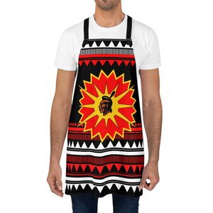 Warrior Native Indigenous Apron - Etsy