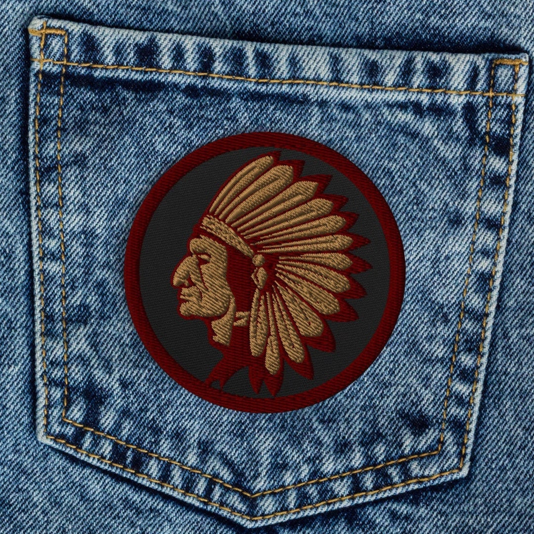 Native Headdress Embroidered Patches - Etsy