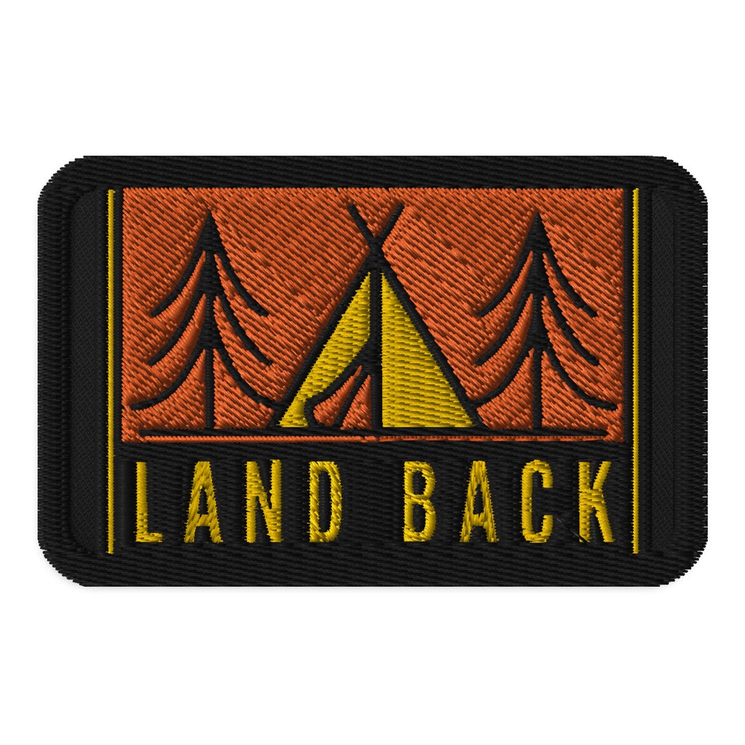 Native Land Back Embroidered Patches - Etsy