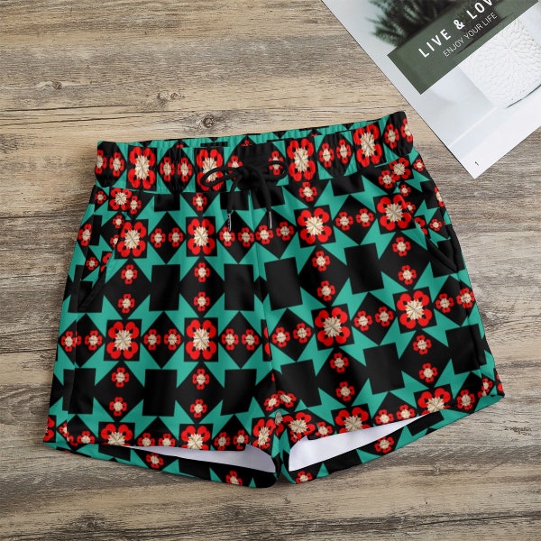 Native Print Shorts - Etsy