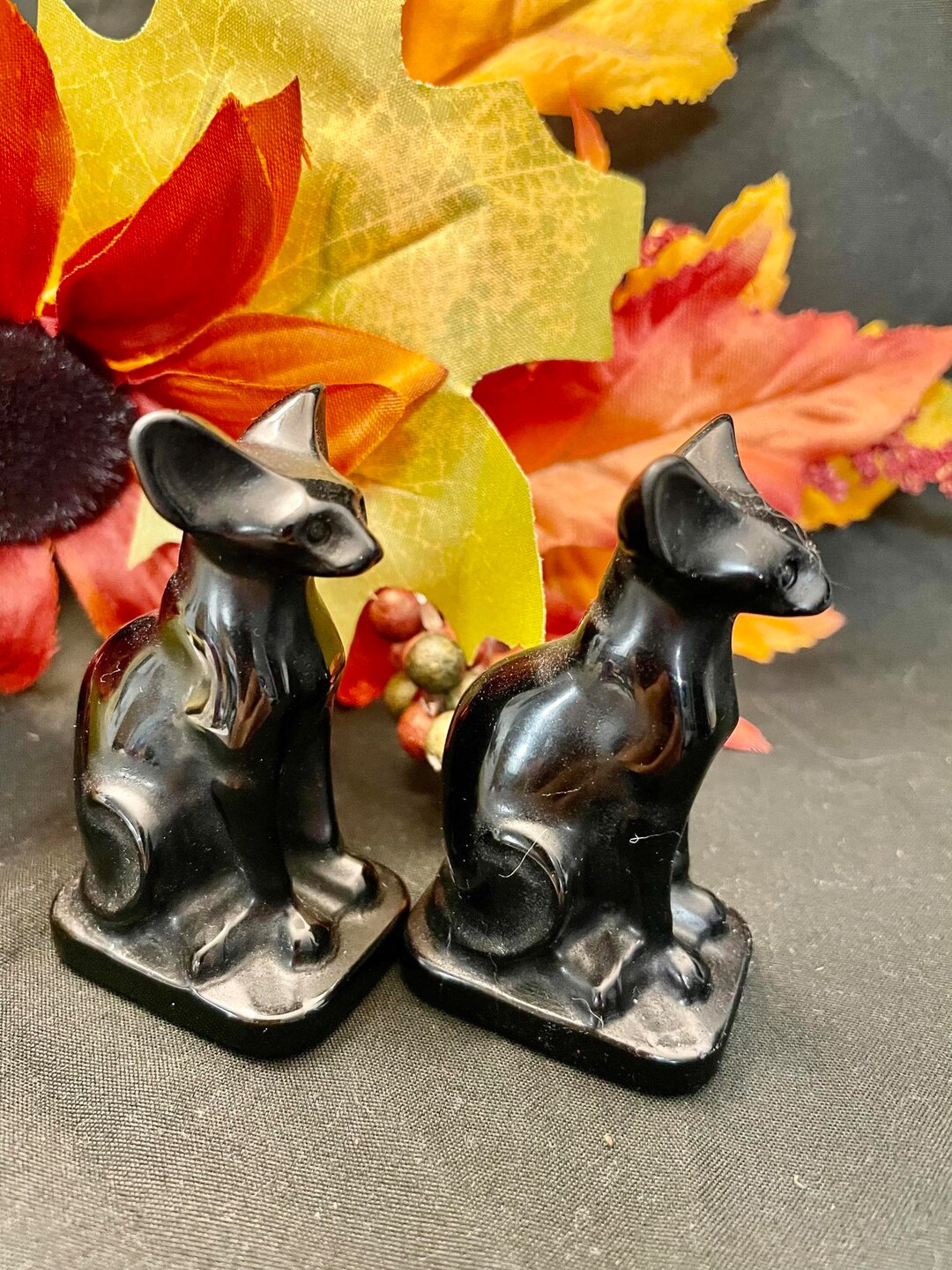Obsidian Egyptian Cat Carving - Etsy