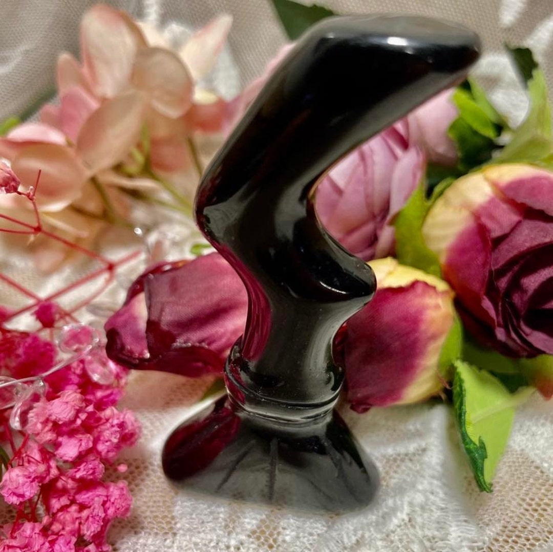 Black Obsidian Crystal Witch Brooms - Etsy