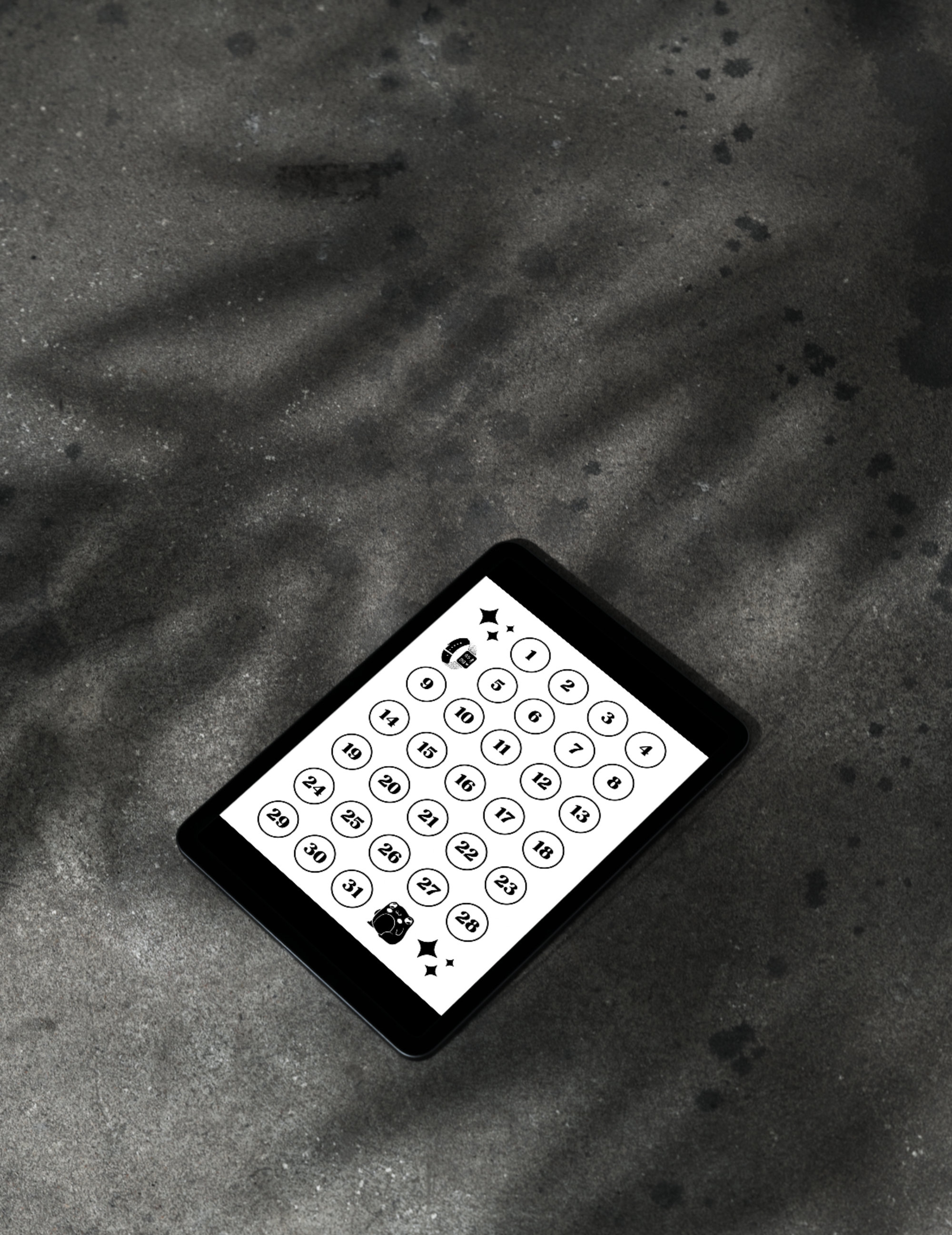 Printable ADHD Adult Sticker and Reward Chart | Digital Download File ...