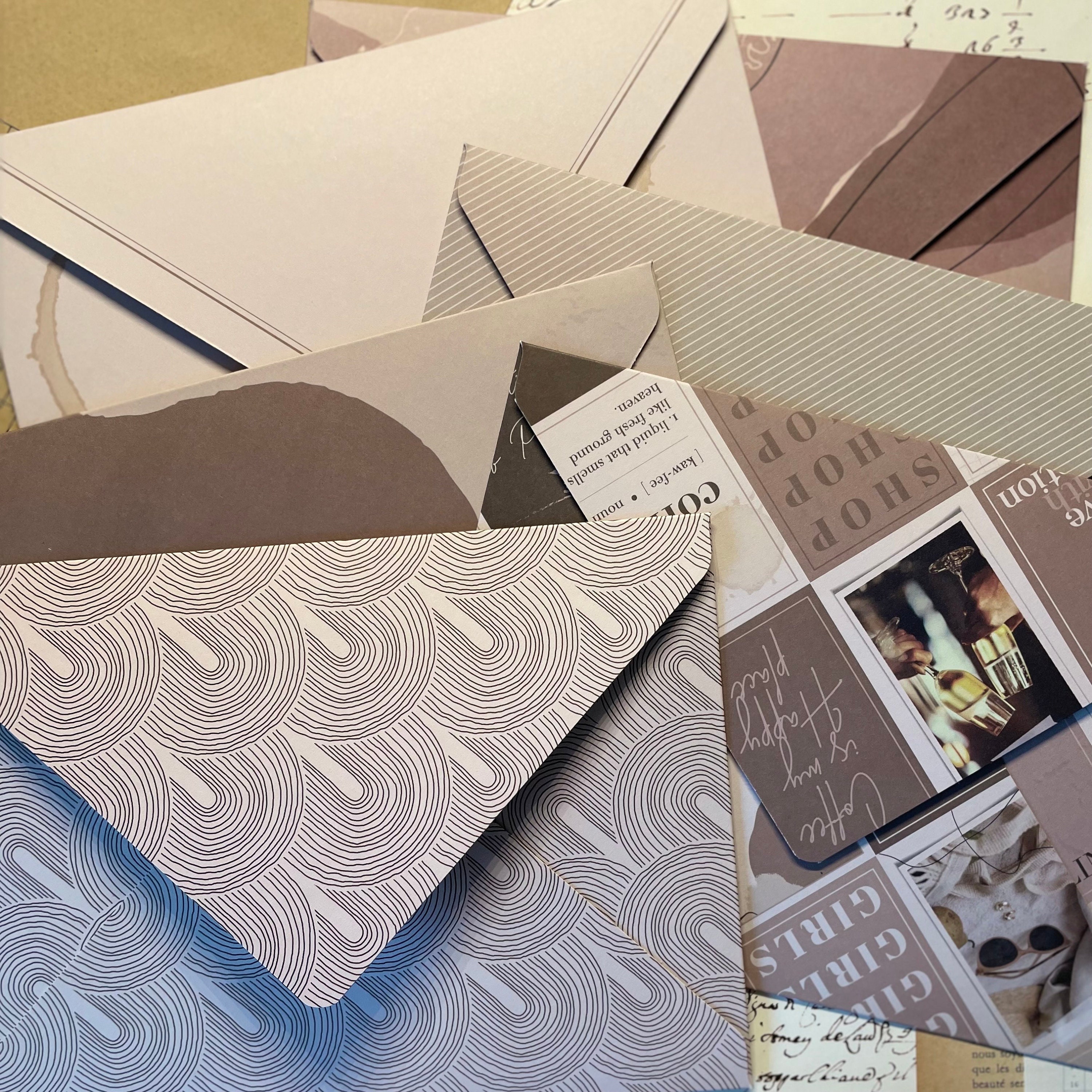 Set of A5 Aesthetic Envelopes - Etsy UK