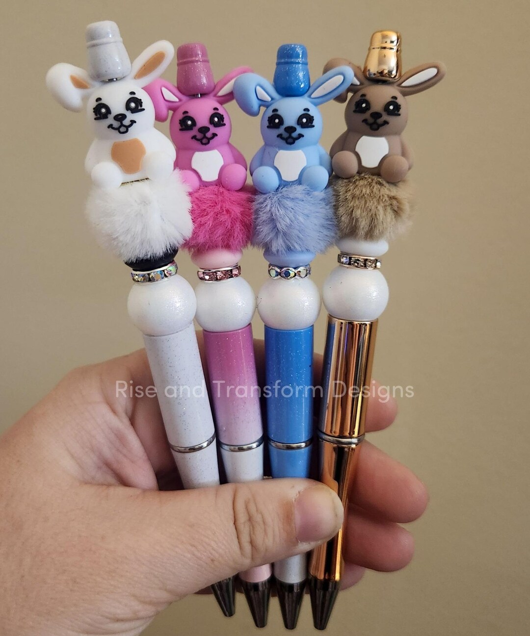 Easter Bunny Pens | Bunny Pens | Fuzzy Bunny Pens | Easter Pens ...