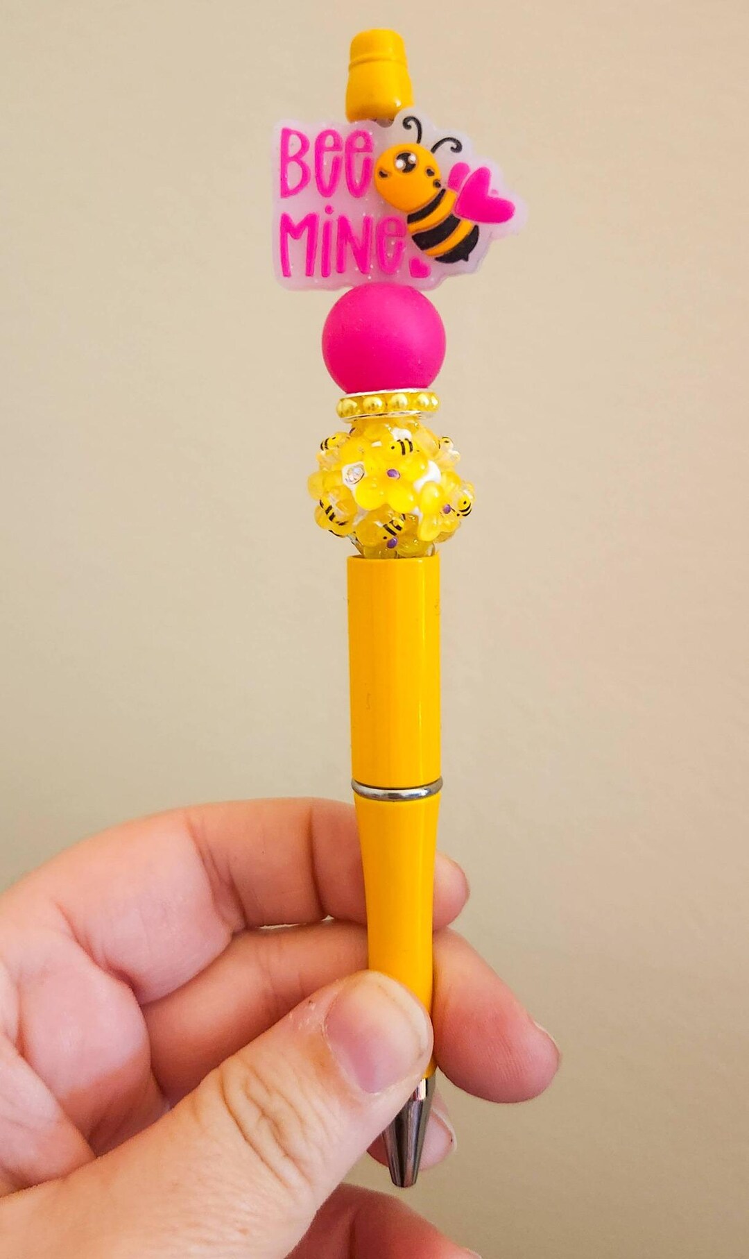 Bee Mine Pen | Bee Mine | Bees | Bee Fancy Beads | Valentine's Day ...