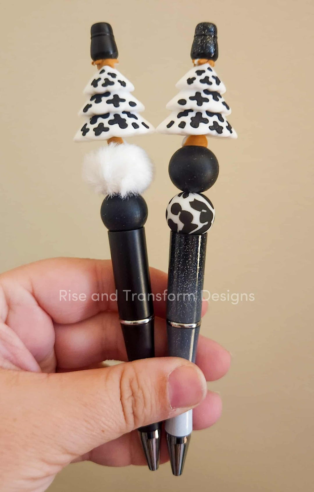 Cow Print Christmas Tree Pens | Cow Print Christmas Trees | Cow Print ...