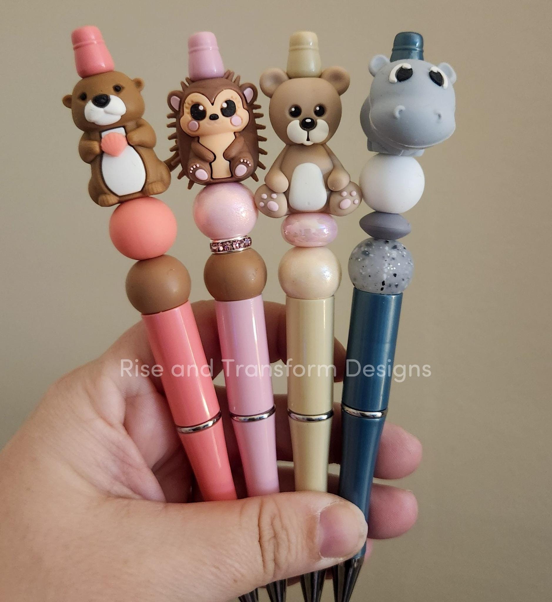 3D Otter Pen | 3D Hedgehog Pen | 3D Teddy Bear Pen | 3D Hippo Pen ...
