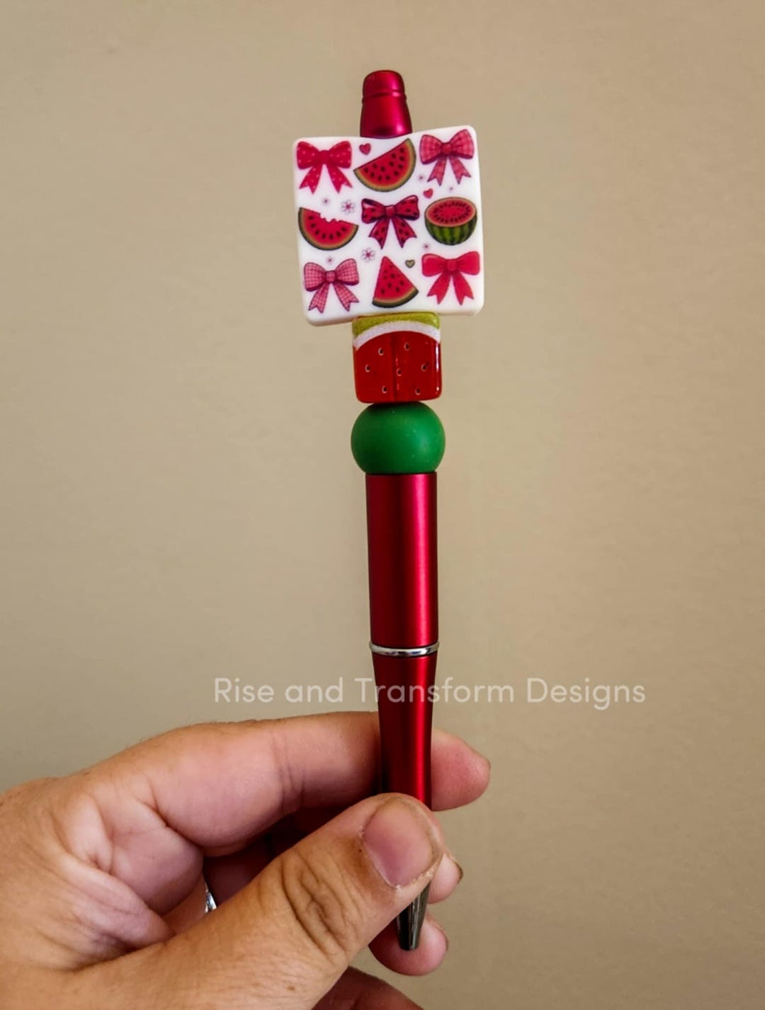 Watermelon and Bows Pen | Watermelon Pen | Watermelon and Bows | Bows ...