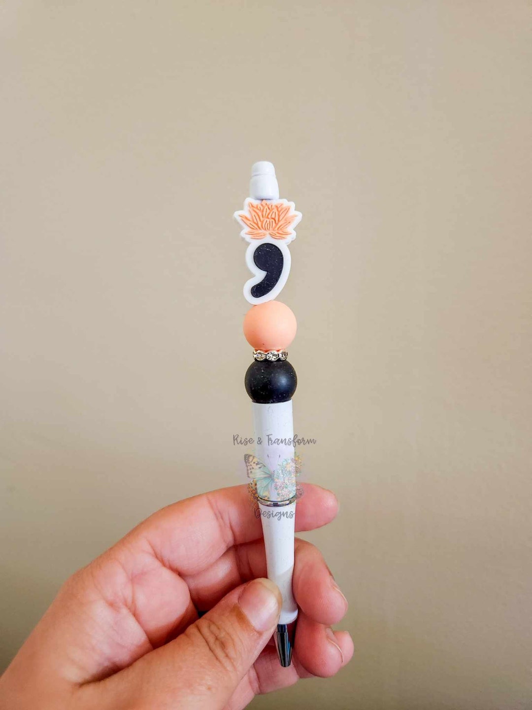 Lotus Semi Colon Pen | Lotus Flowers | Semi Colon | Your Story Isn't ...